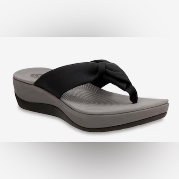 Clarks | Shoes | Clarks Cloudstepper Wedge Sandals | Poshmark